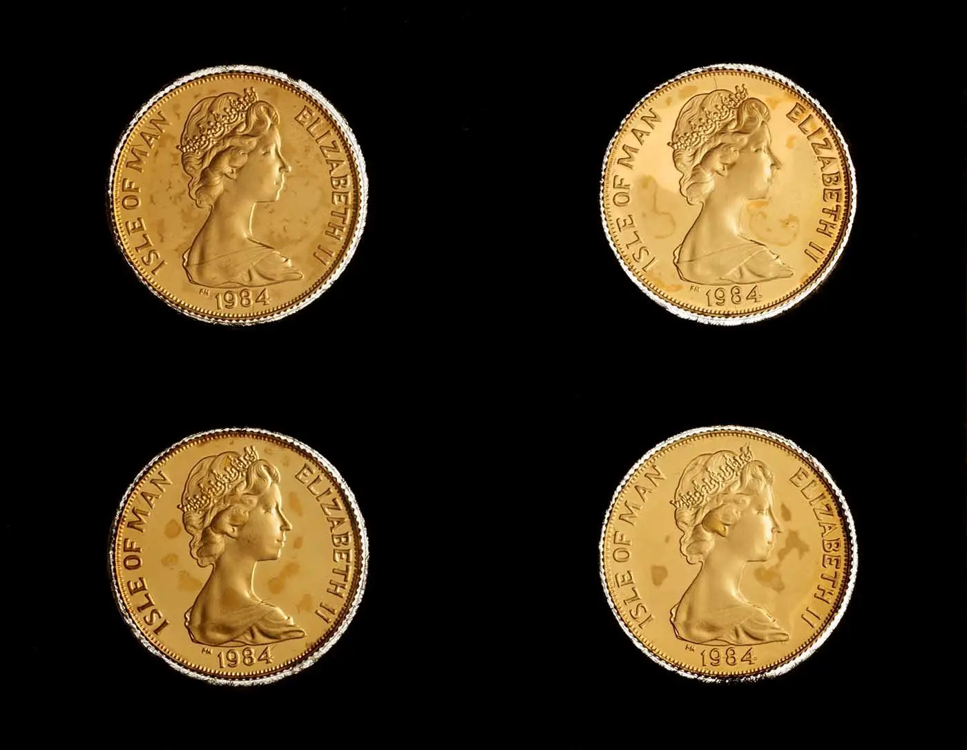 Isle of Man 1984 Gold Proof Olympic Games 4 Coins | Chards