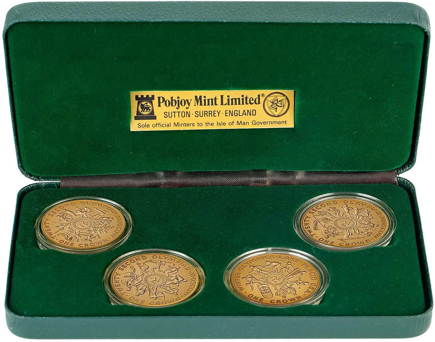 1980 Moscow Olympics Crown Gold Proof 4 Coin Set | Chards