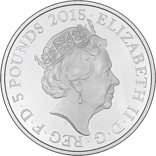 2015 200th Anniversary Battle of Waterloo £5 Silver Proof