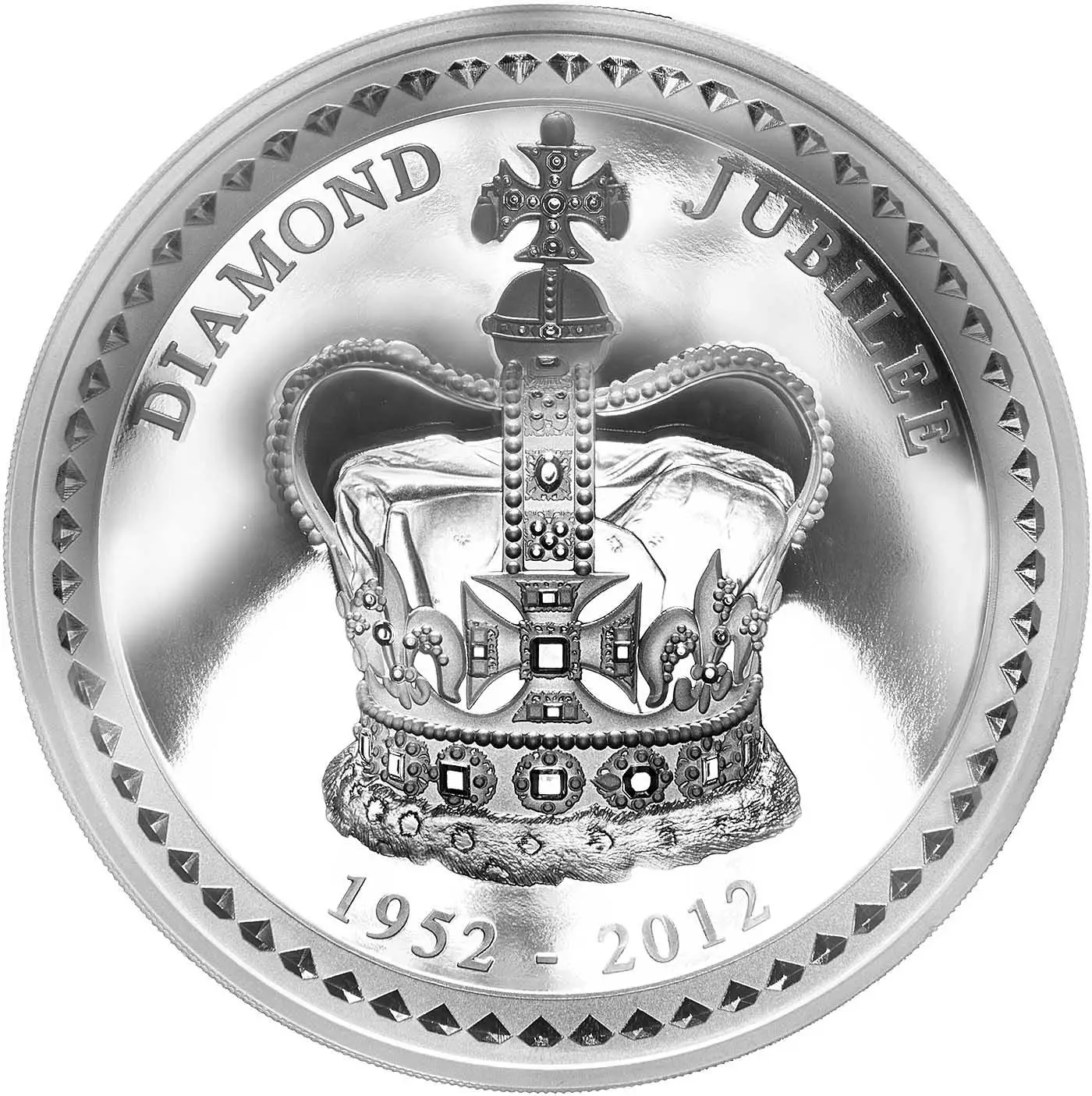 2012 Diamond Jubilee 1kg Silver Coin | Chards - £1,338.86