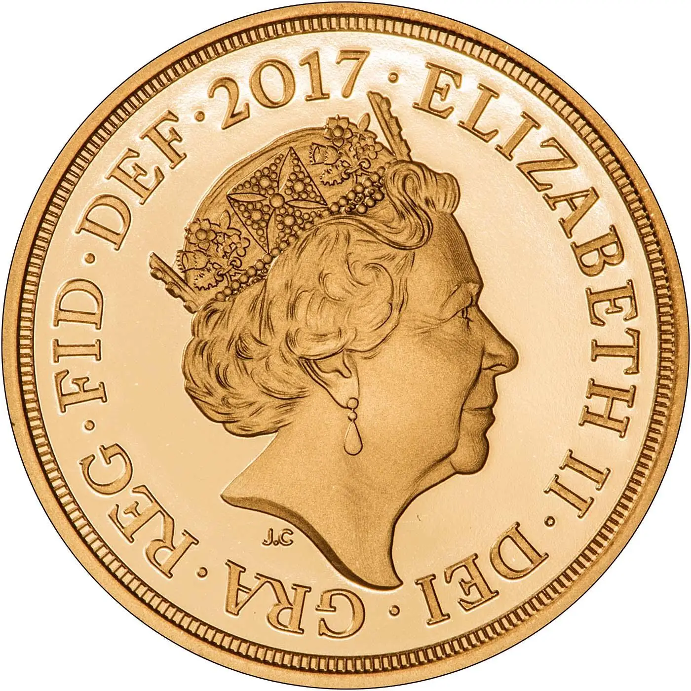 2017 Gold Sovereign Sovereign Piedfort Proof | Chard