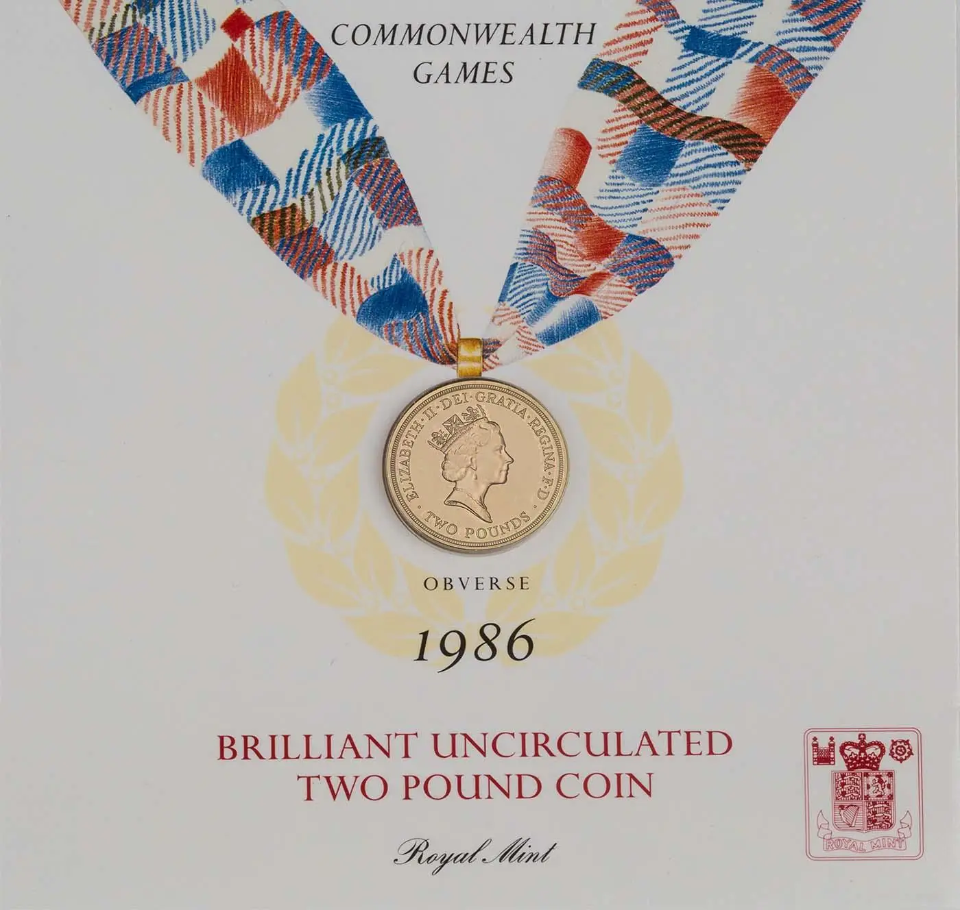 1986 Commonwealth Games £2 BU Coin | Chard - £7.50
