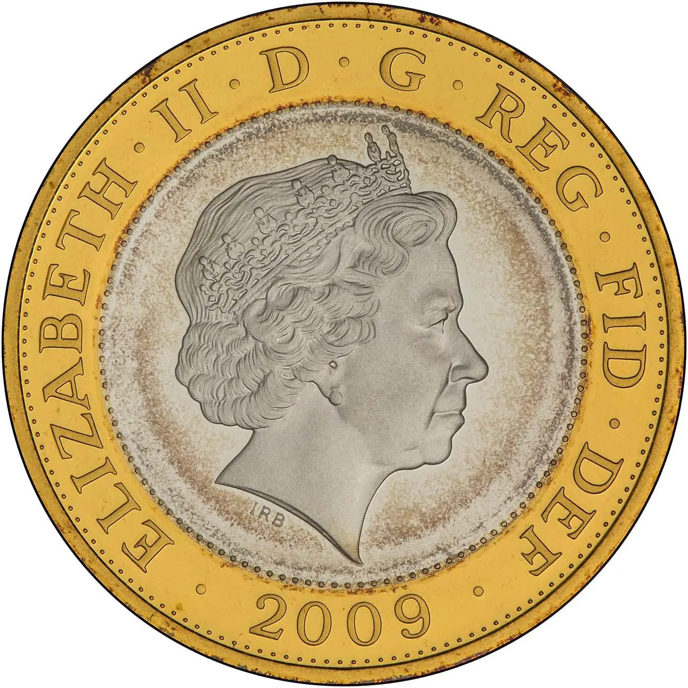 2009 Robert Burns £2 Silver Proof Coin | Chard