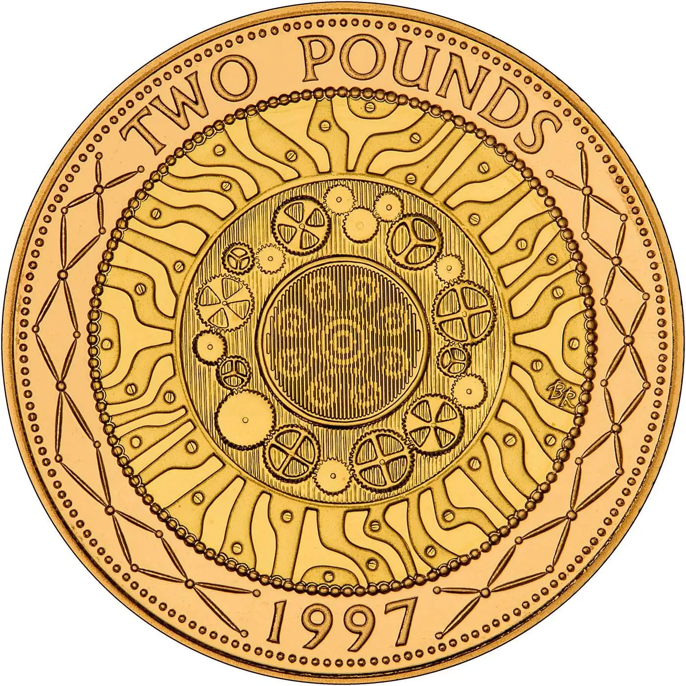 1997 £2 Technologies Gold Prood Bimetallic £2 Coin | Chards