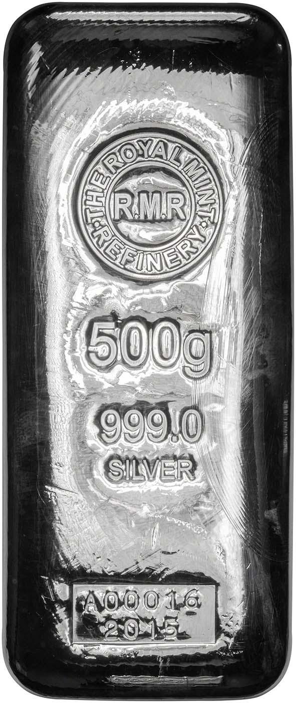 500g Silver Bar Royal Mint Pre-Owned | Chard - £364.98