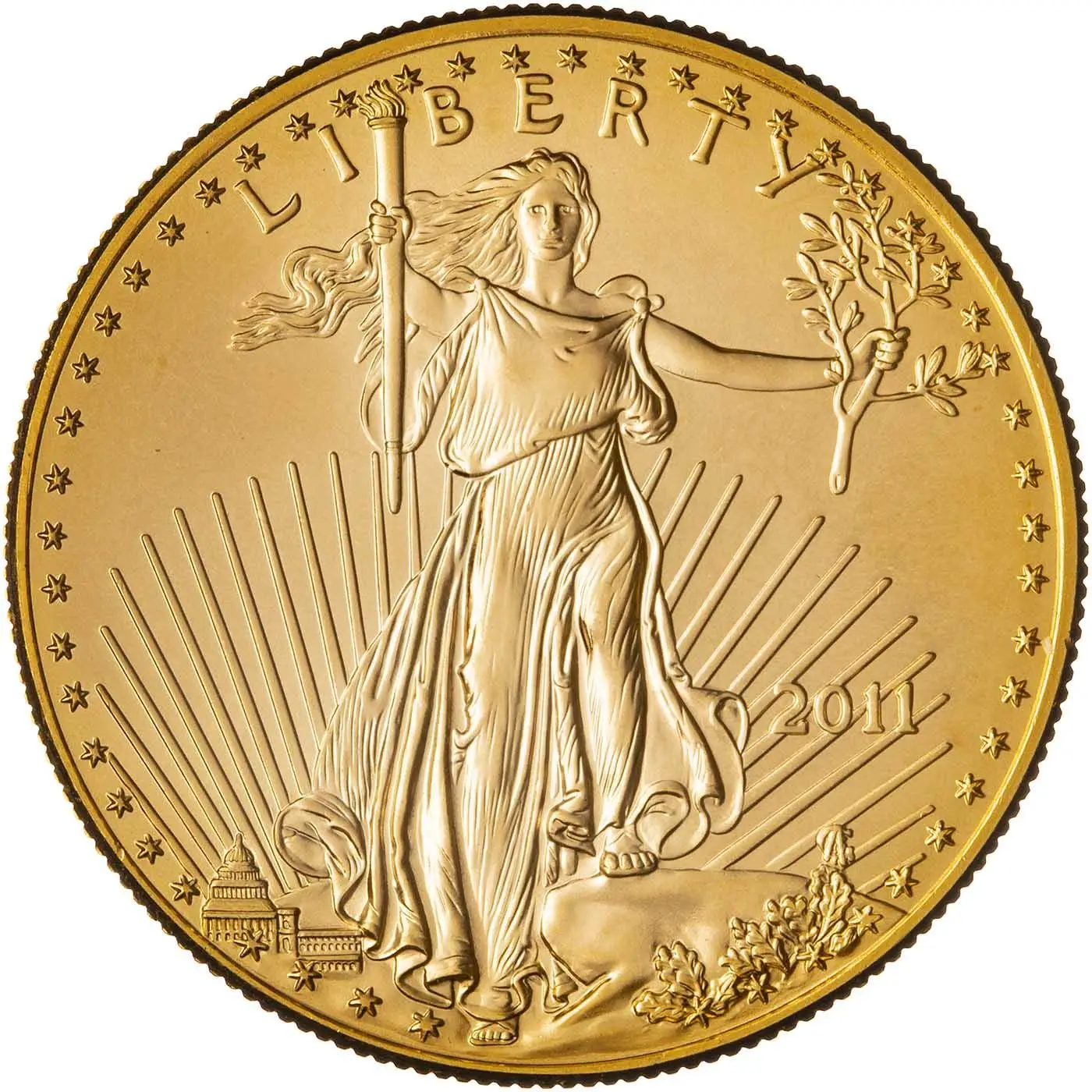 2011 1 oz Gold Eagle US Mint Bullion Coin | Chards