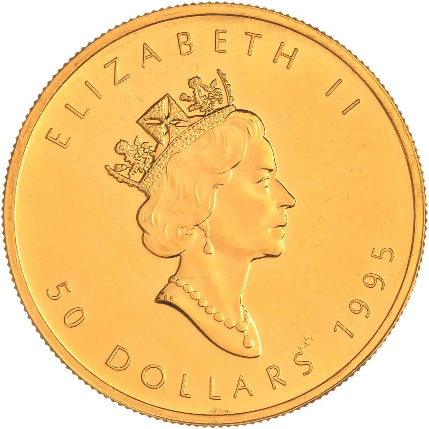 1995 Gold Maple Leaf 1 oz $50 Bullion Coin | Chards