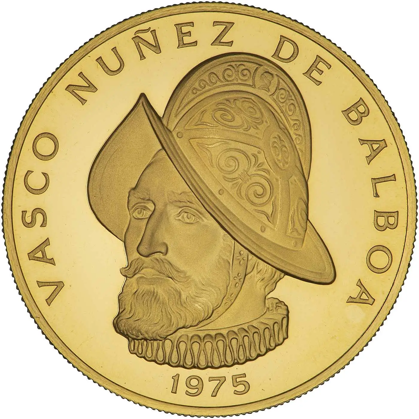 1975 Panama 100 Balboa Gold Proof Coin Chards