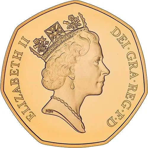 1992/93 European Presidency 50p Gold Proof Coin l Chard