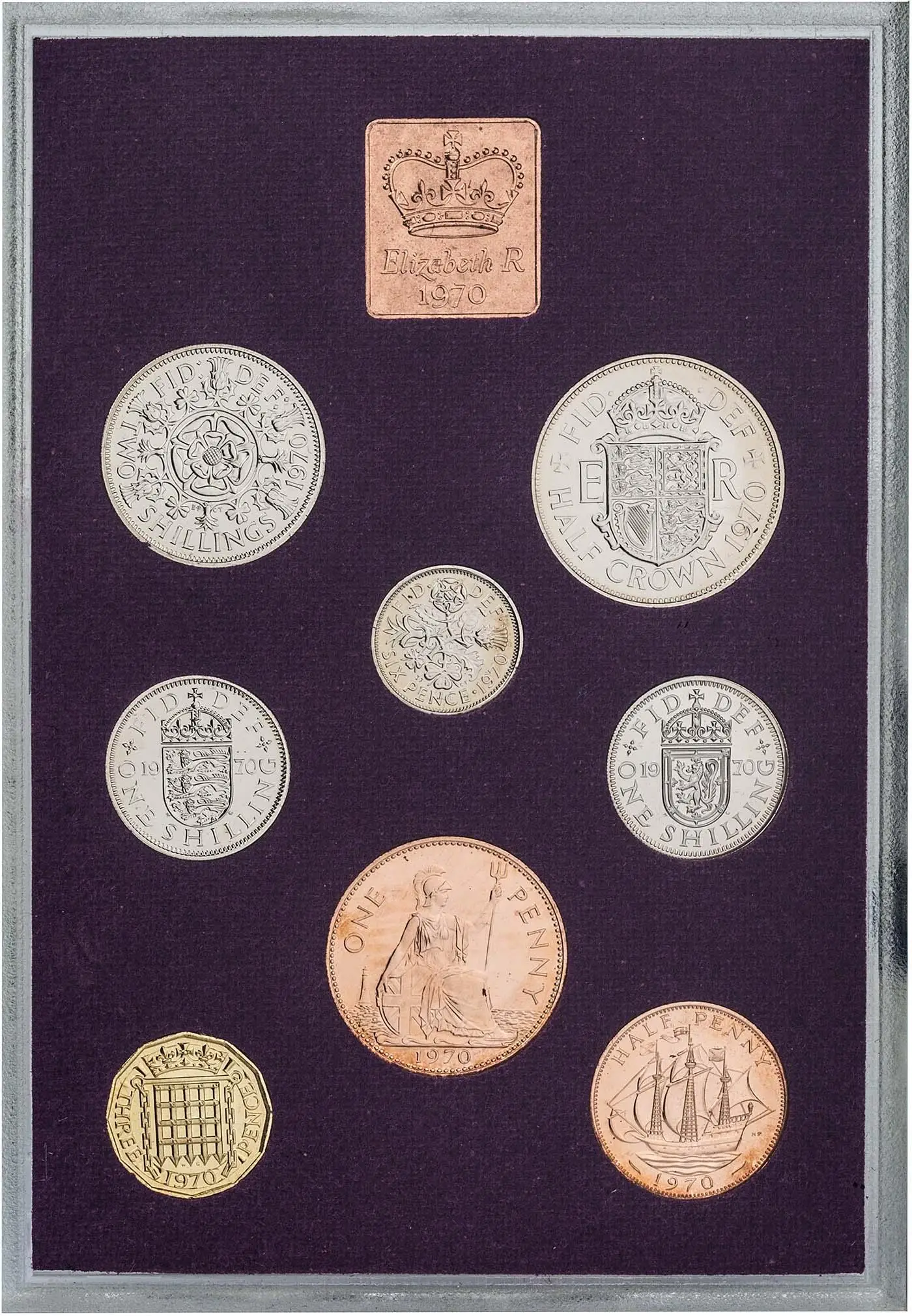 1970 UK Standard Proof Coin Set l Chard - £42.00