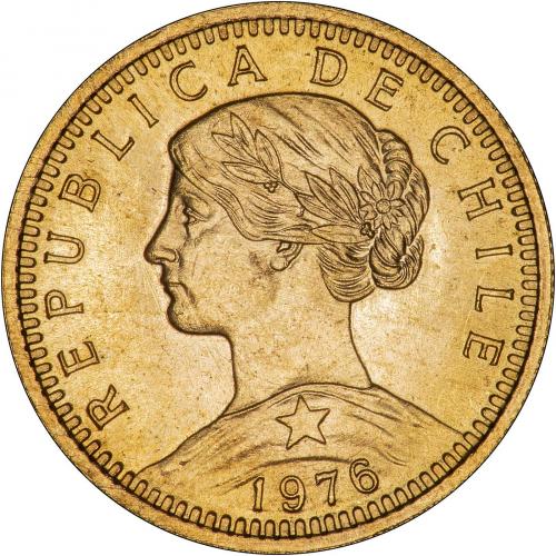 1976 Chile Gold 20 Peso Coin | Chards - £226.76