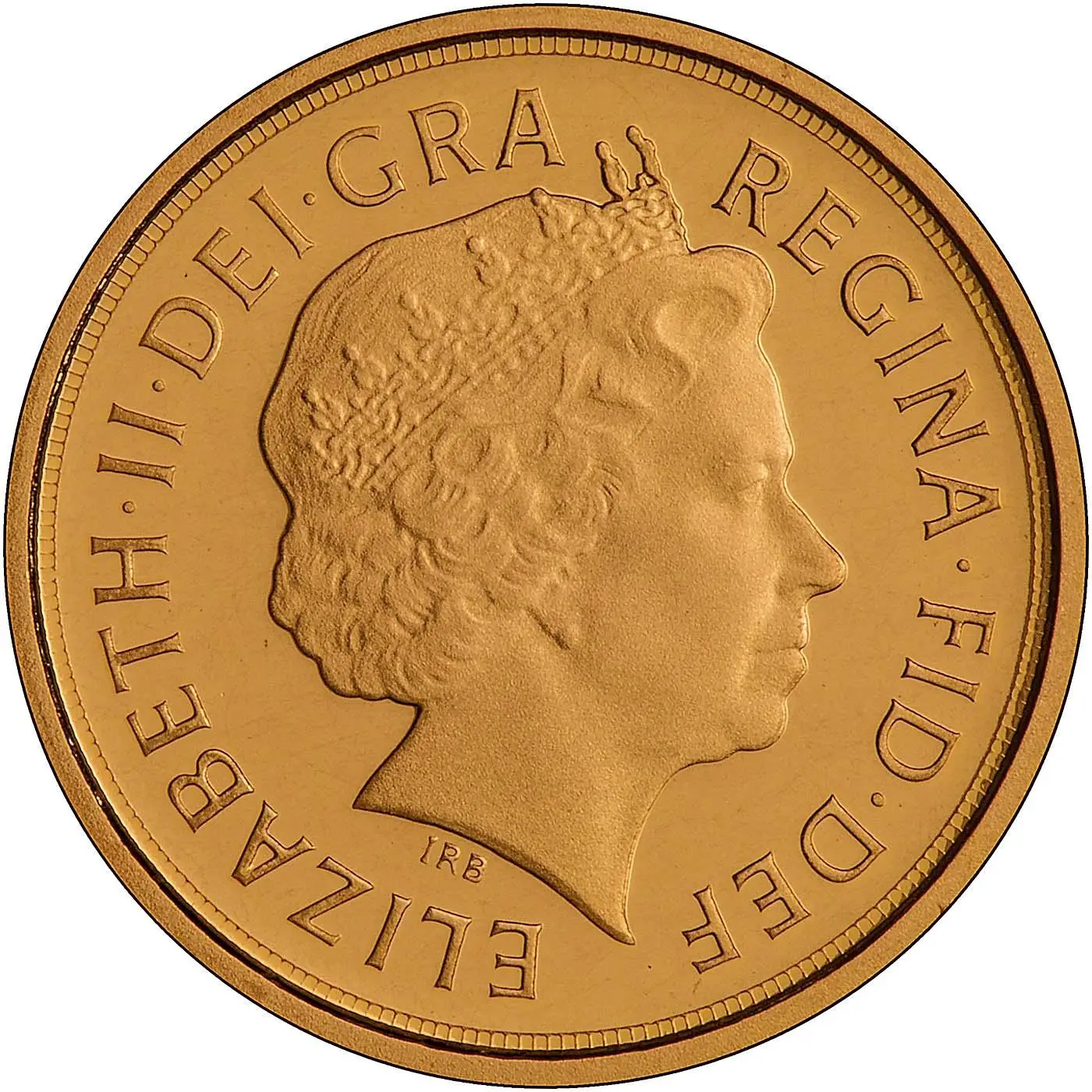 2012 Gold Quarter Sovereign Elizabeth II Proof l Chard