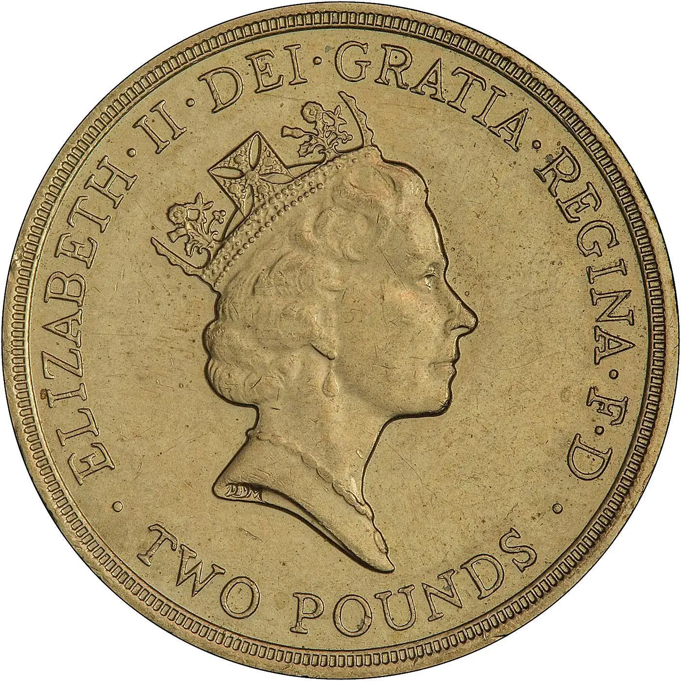 1989 Bill of Rights £2 Circulation Coin | Chard