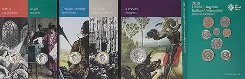 2018 United Kingdom BU Annual Coin Set l Chards