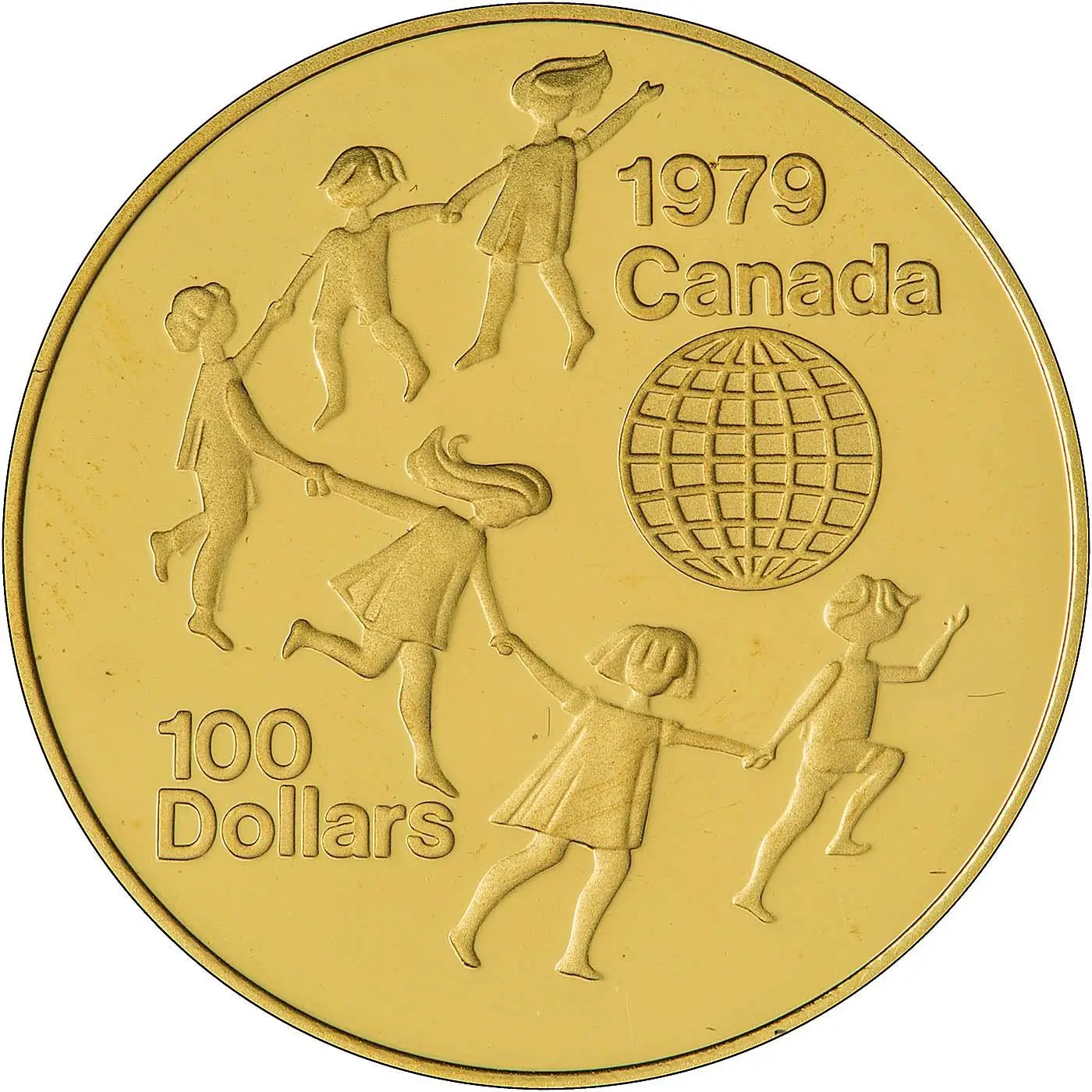1979-1982 Unicef Year of the Child Gold Proof 12 Coin Set