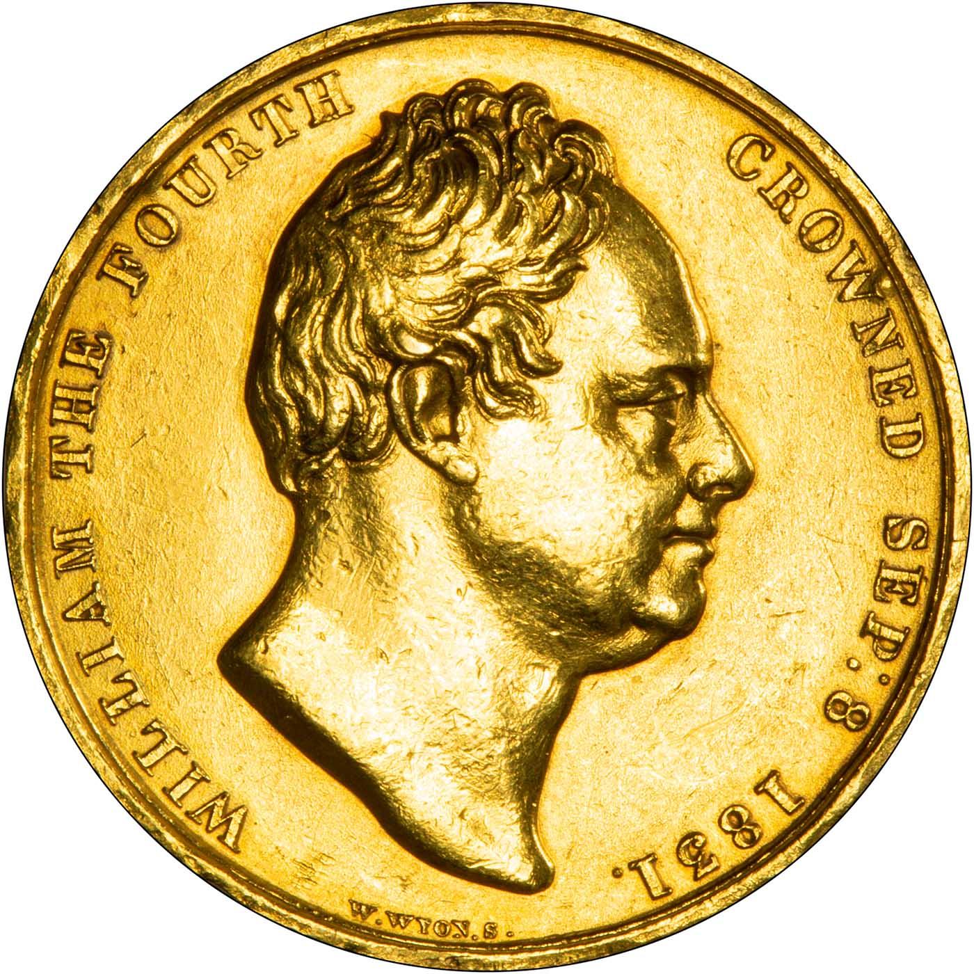 1831 Gold Medallion William IV Coronation | Chards