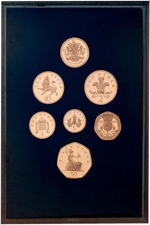 2008 UK Shield & Emblems Gold Proof Collection | Chards