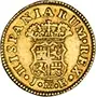 1756 Gold Ferdinand VI Half Escudo Spain | Chards