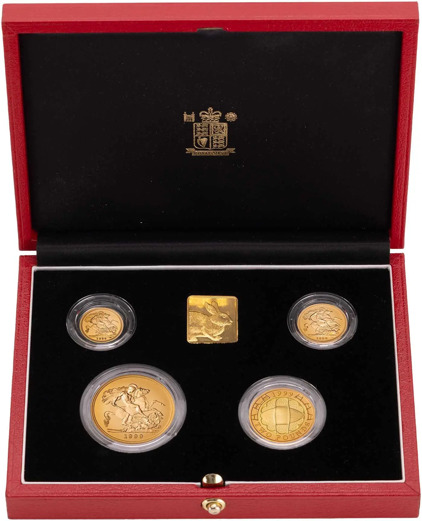 1999 Gold Proof Sovereign 4 Coin-set | Chards - £5,428.94