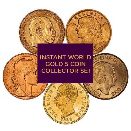 Instant World Collector Gold Five Coin Bundle | Chard