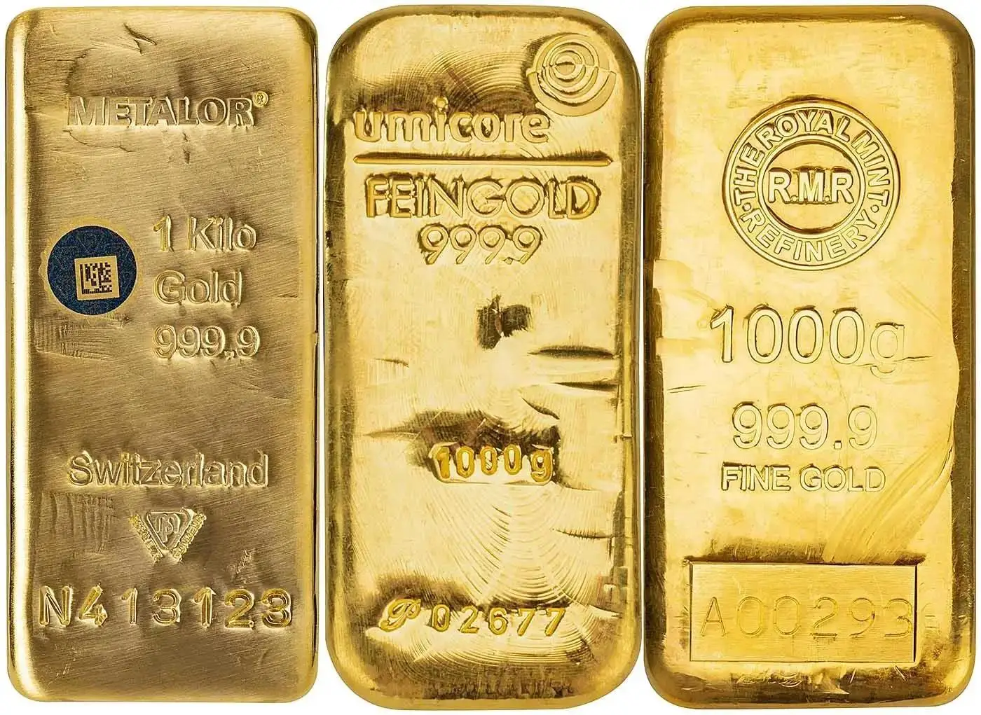 Best Value 1 Kilogram Gold Bullion Bars | Chards