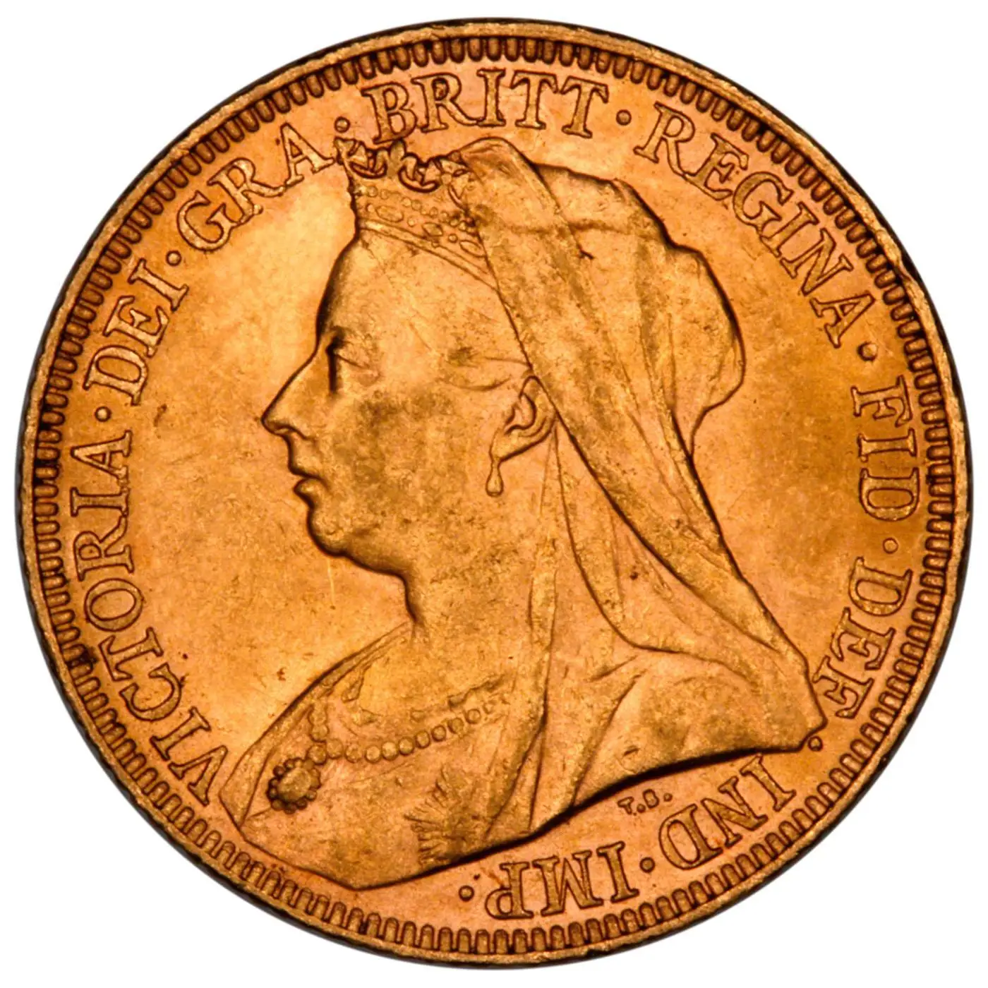 1896 Gold Sovereign Victoria Old Head Melbourne | Chards