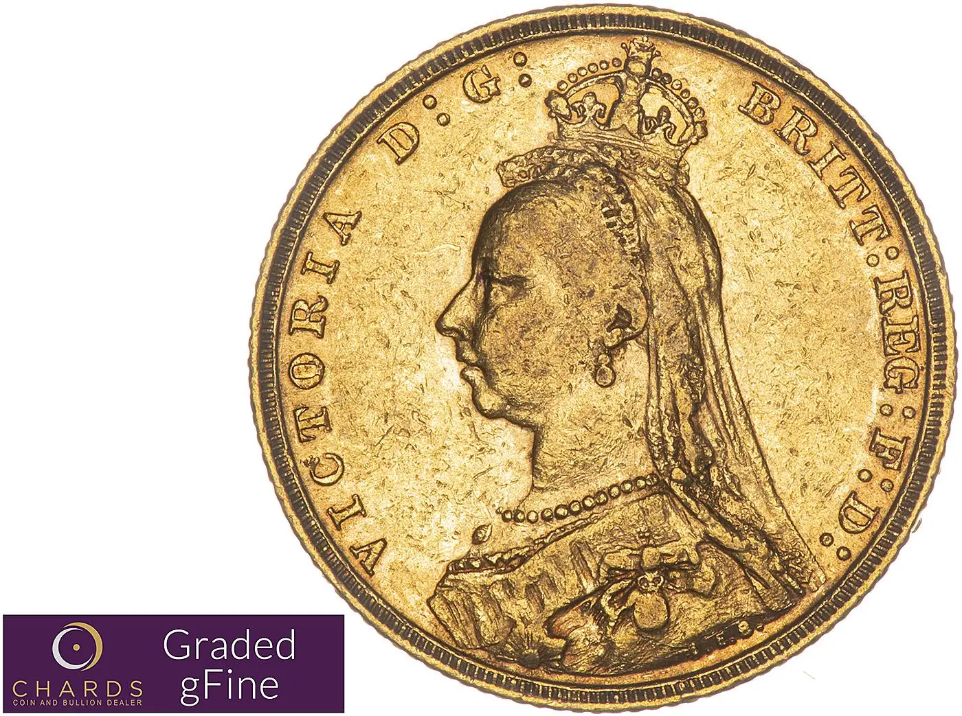 1893 Sovereign Victoria Jubilee Head Melbourne | Chards