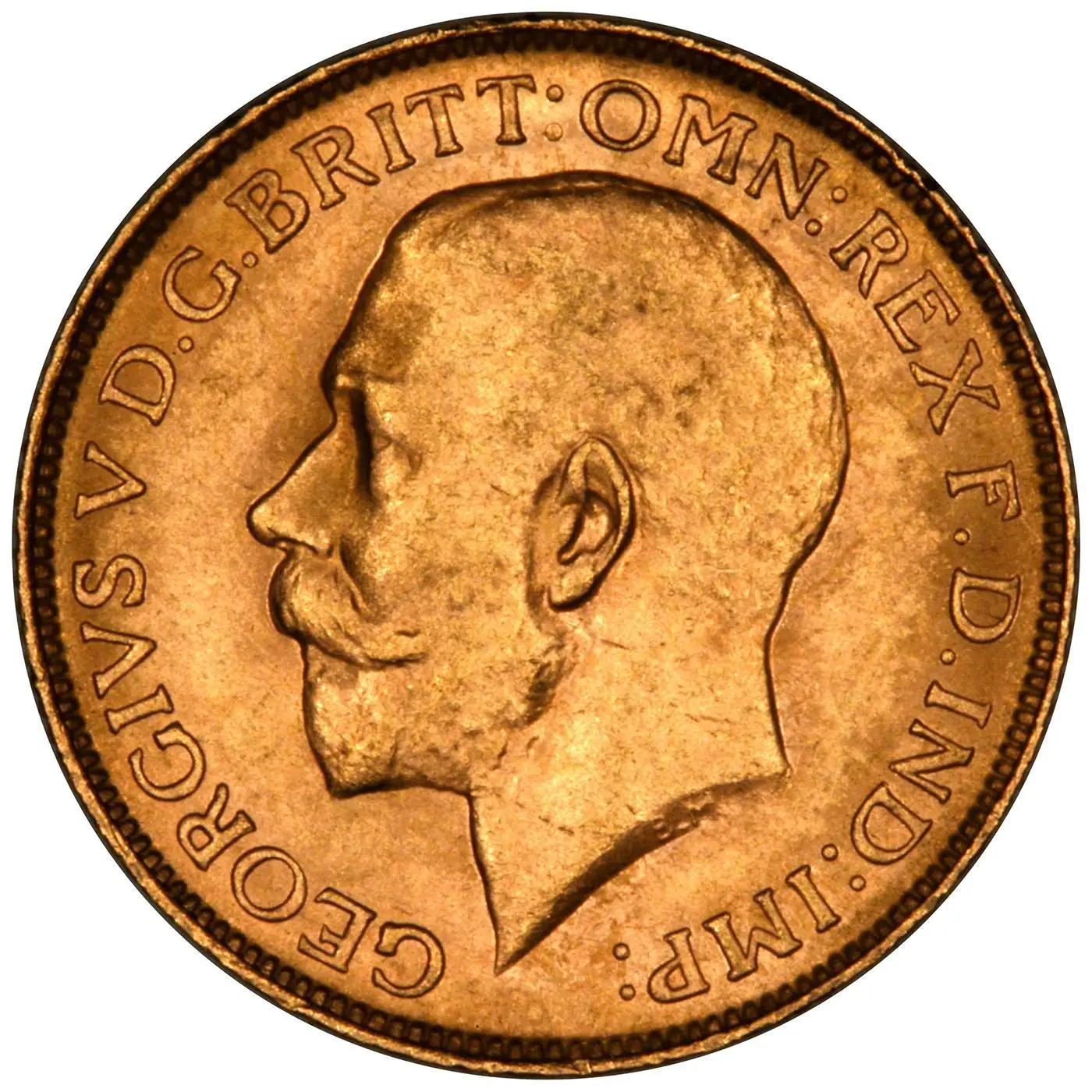 1918 Gold Sovereign George V | Perth Mint | Chard