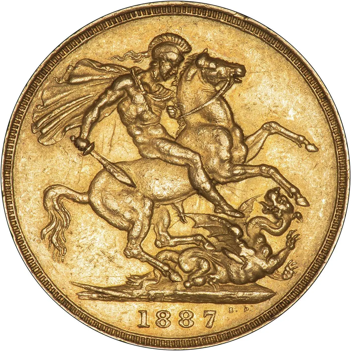 1887 Gold Sovereign Victoria Jubilee Head London | Chards