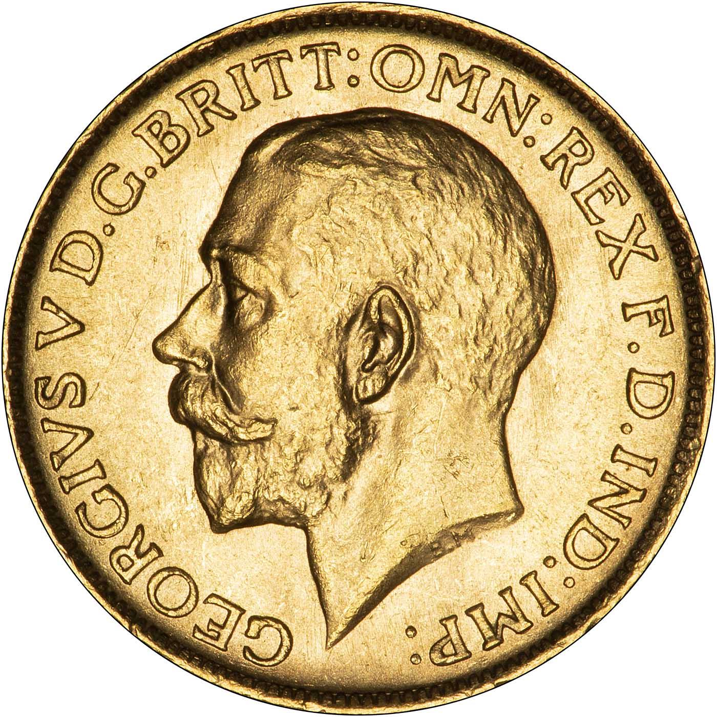 1917 Gold Sovereign George V | Sydney Mint | Chard