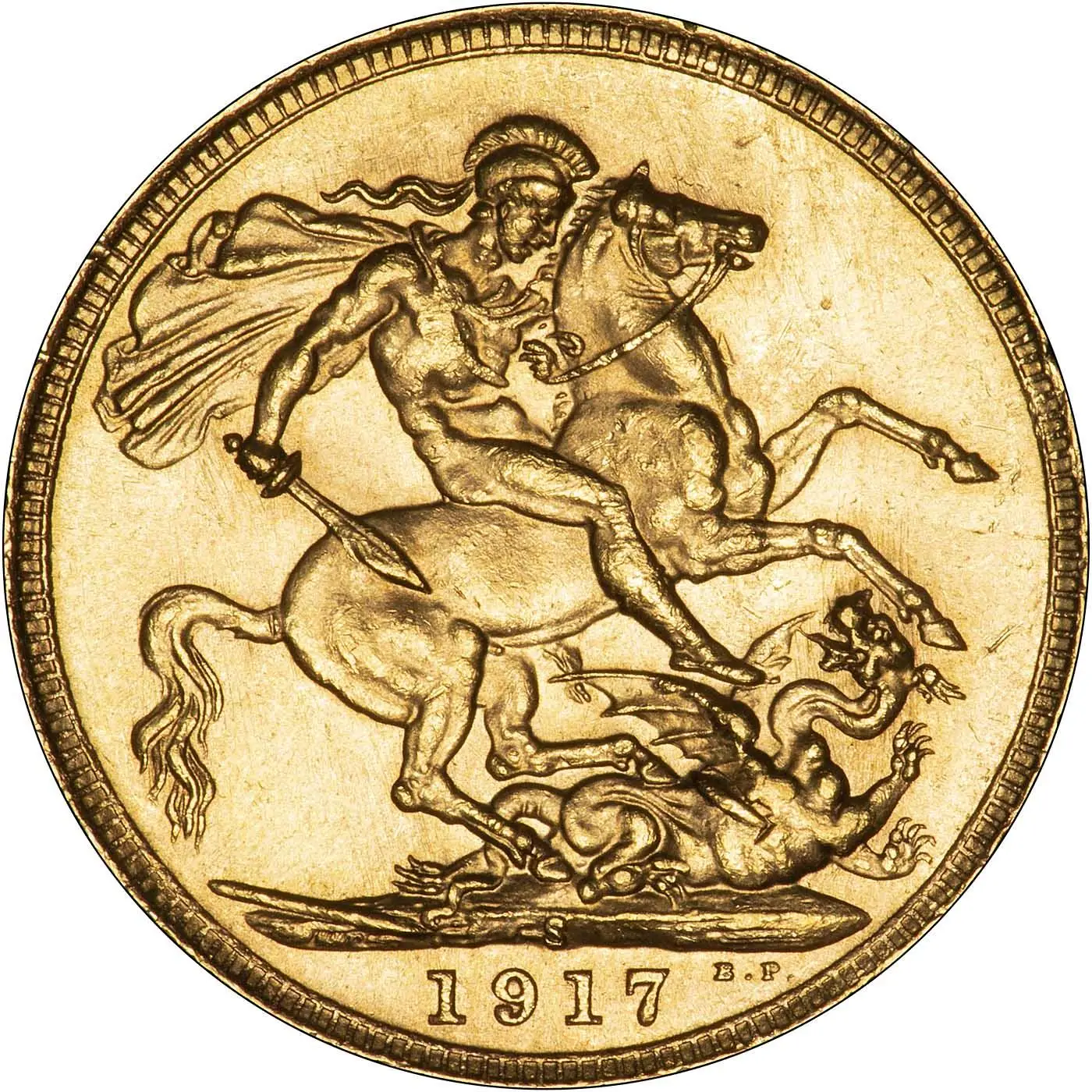 1917 Gold Sovereign George V | Sydney Mint | Chard