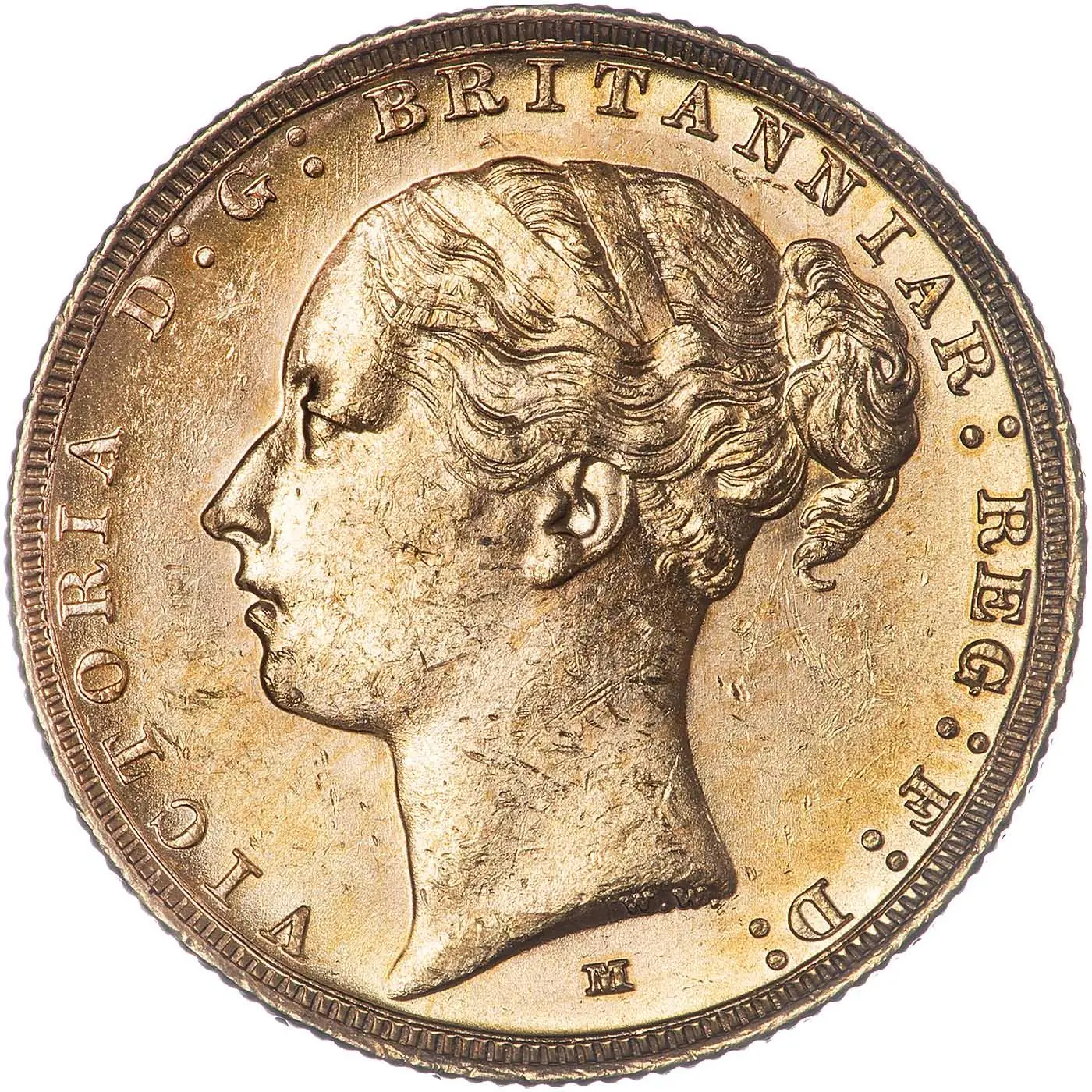 1883 Sovereign Victoria Young Head Shield Melbourne | Chards