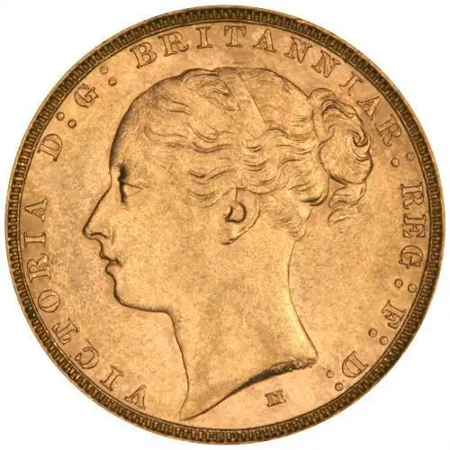 1884 Sovereign Victoria Young Head St George | M | Chards