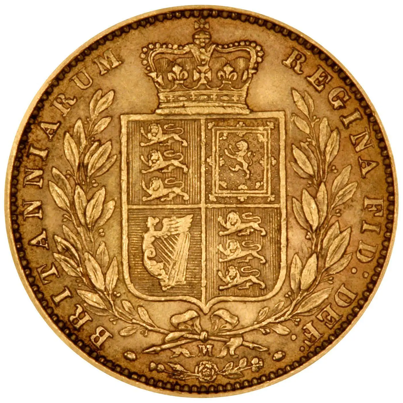 1874 Sovereign Victoria Young Head Shield | M | Chards
