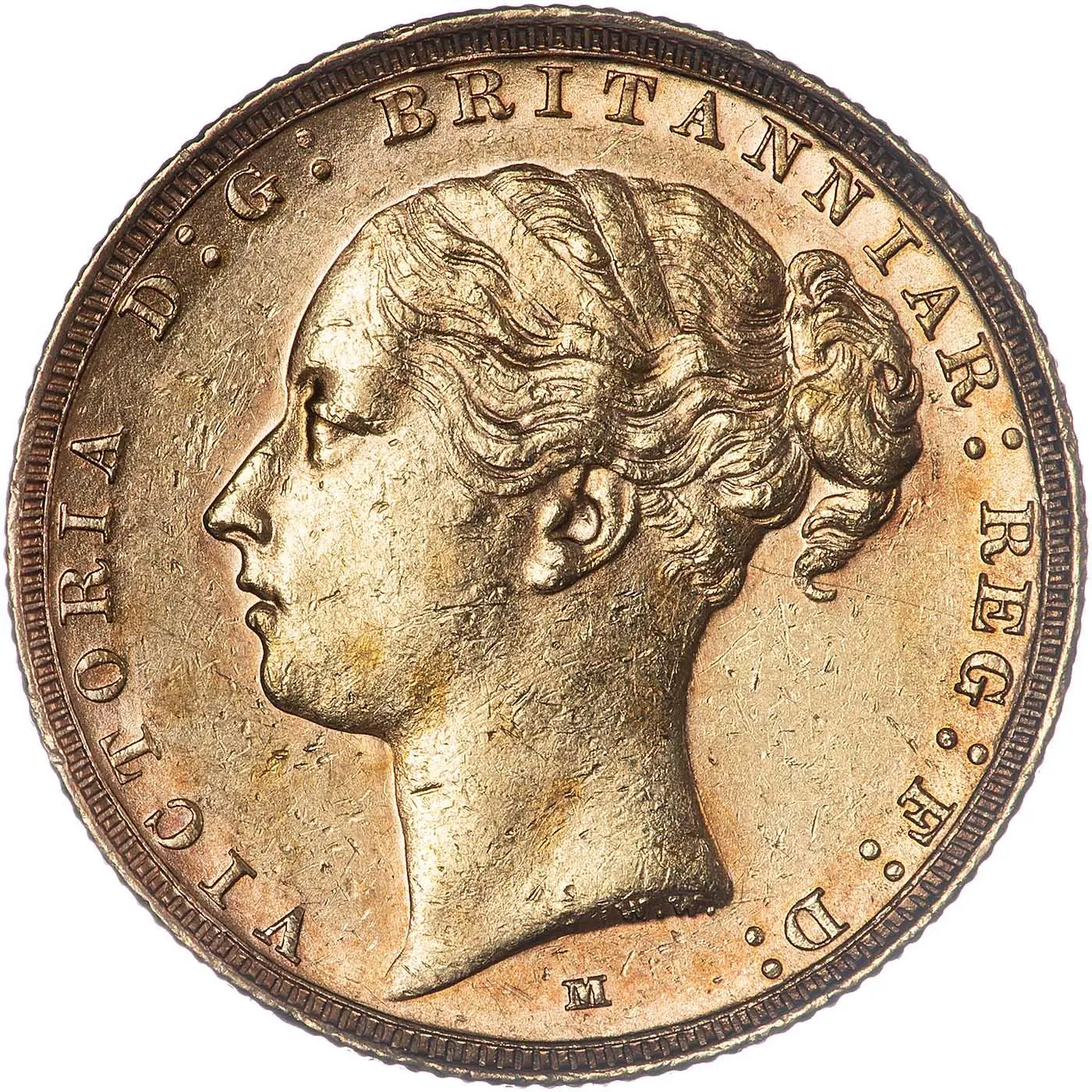 1886 Sovereign Victoria Young Head St George | M | Chards