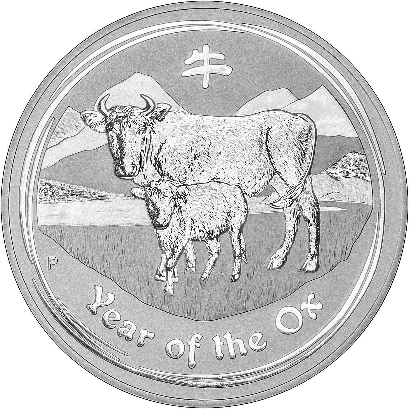 2009 Silver Year of the Ox 1 kg Bullion Coin | Chard