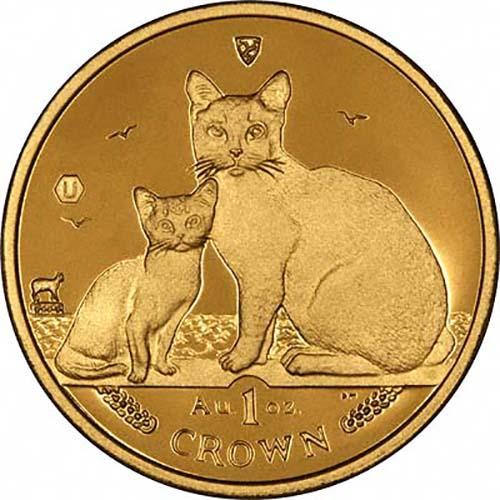 Gold Crown Manx Cat 1oz Bullion Coin | Chards - From £1,535.57