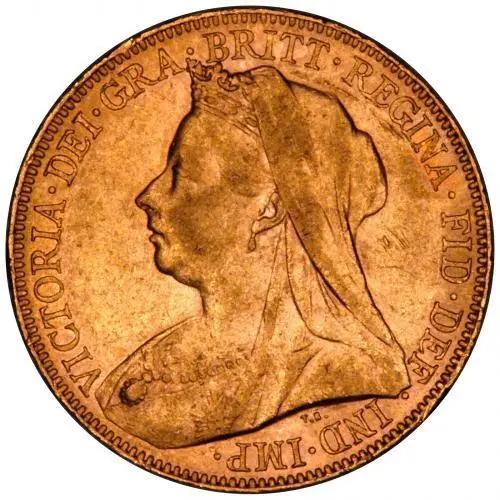 1900 Gold Sovereign Victoria Old Head | Melbourne | Chards