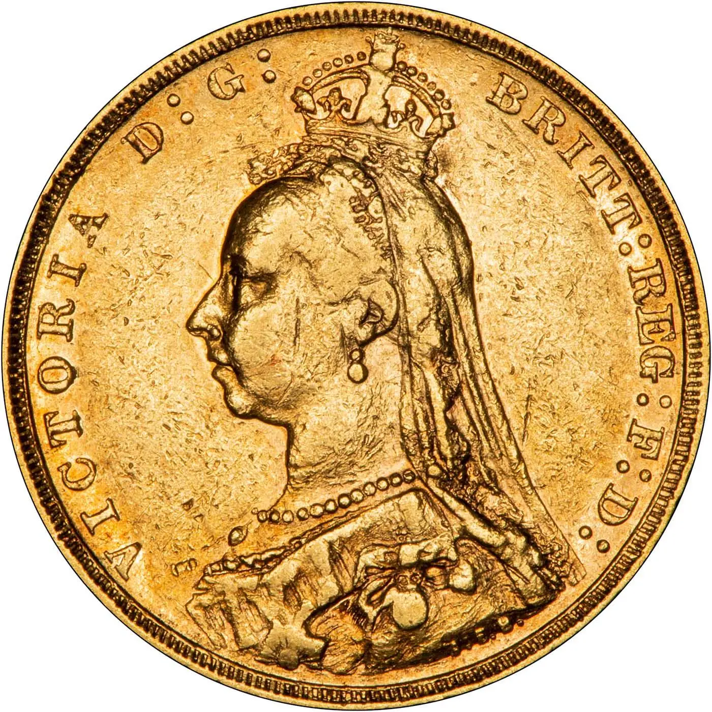 1891 Sovereign Victoria Jubilee Head | M | Chards