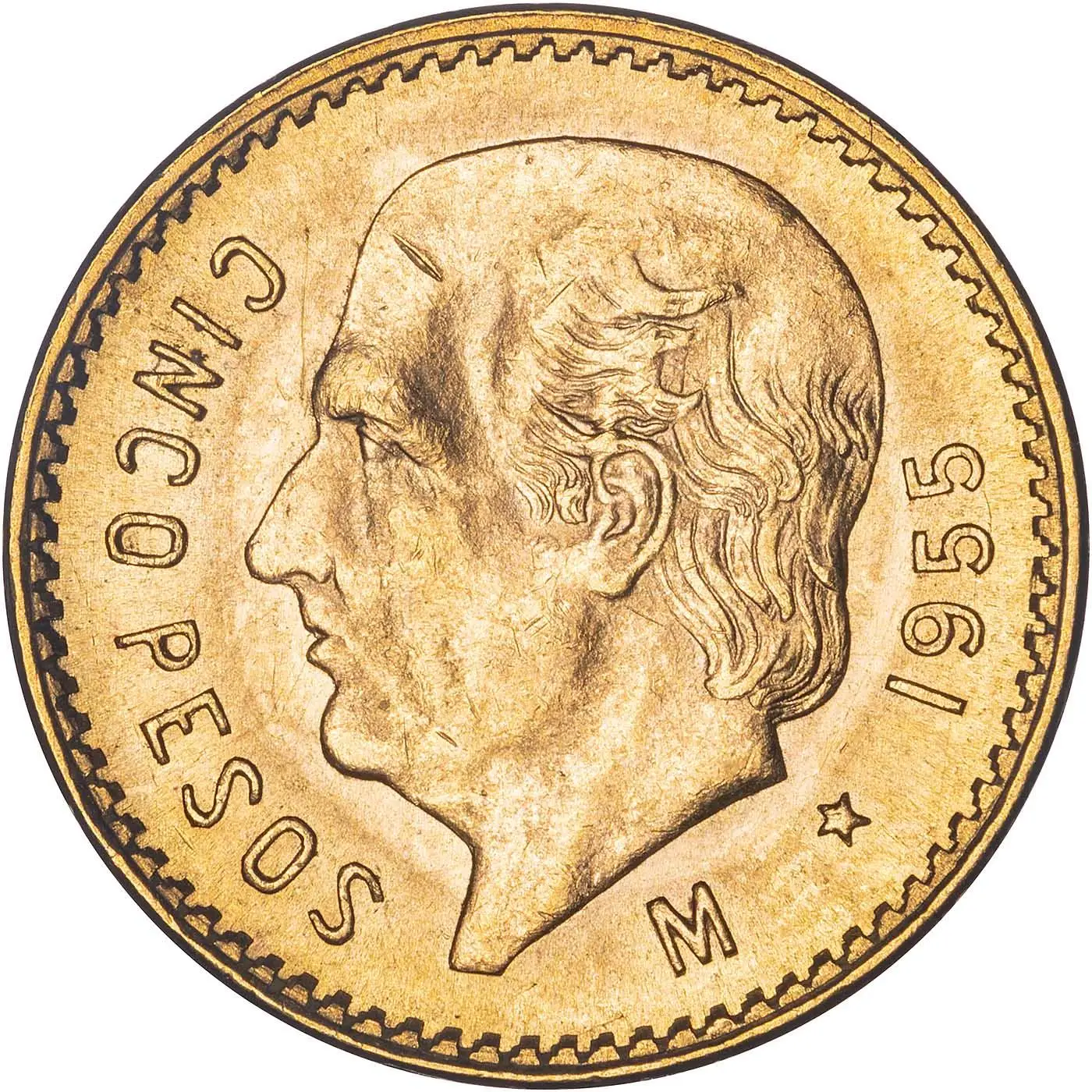 Gold 5 Pesos Mexico City Mint Bullion Coin | Chards