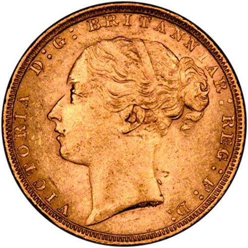 1880 Gold Sovereign Vic Young Head St George | L | Chards