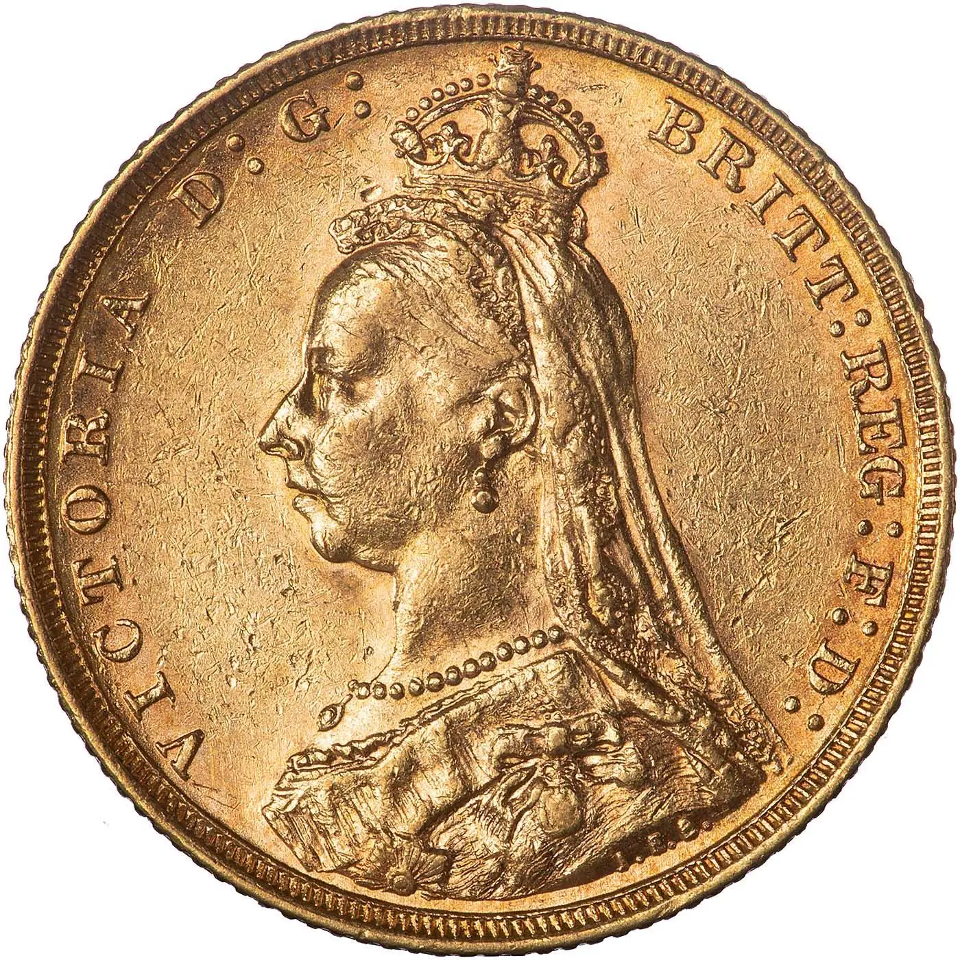 1888 Gold Sovereign Victoria Jubilee Head | M | Chards