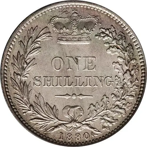 1880 Victoria Young Head Slabbed Shilling CGS 82 | Chards