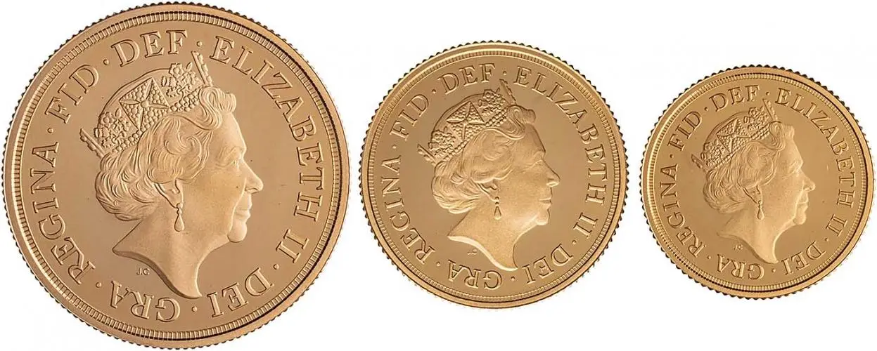 2015 Three Coin Premium Gold Proof Sovereign Set | Chards