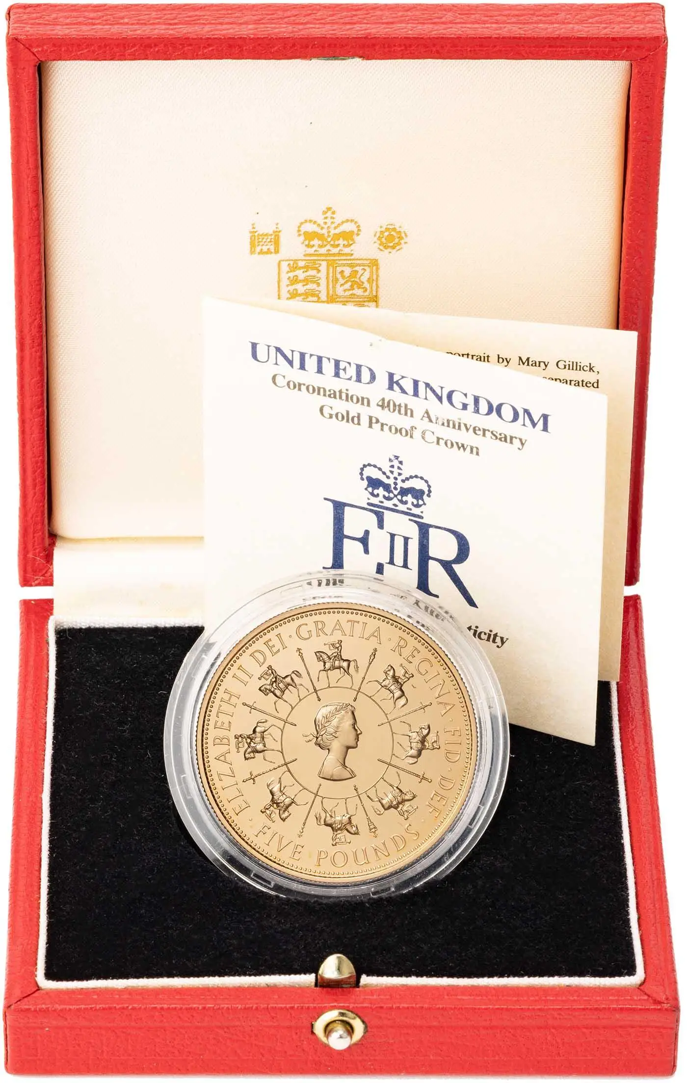 1993 Gold QEII 40th Anniversary of the Coronation | Chards