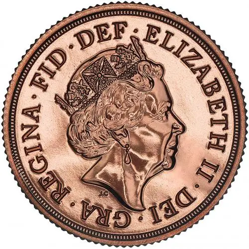 2017 Gold Sovereign Elizabeth II Coin | Chard