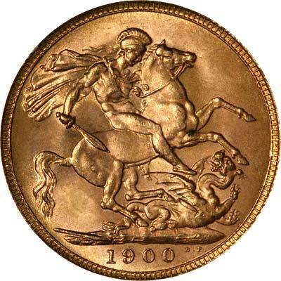 1900 Gold Sovereign Victoria Old Head London | Chards