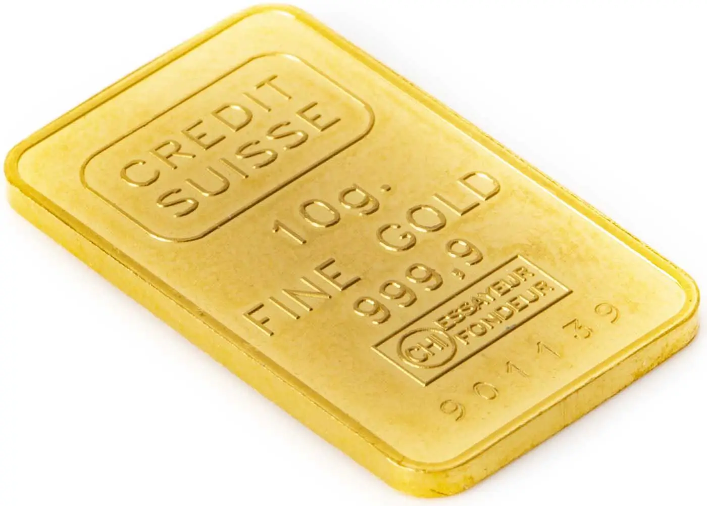 10 Gram Gold Bullion Credit Suisse Pre-Owned Bar | Chards