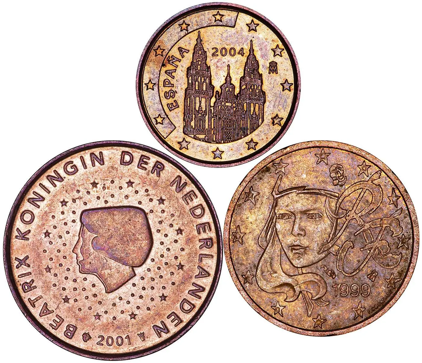 Mixed Country Ordinary Circulation Cent Coins | Chard