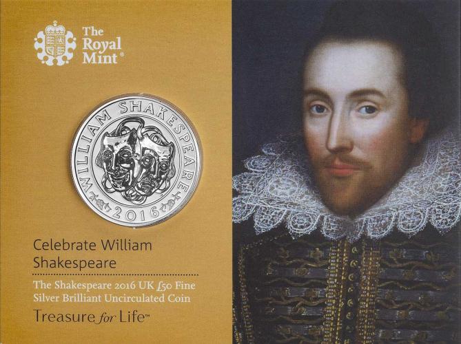 2016 Shakespeare £50 Silver Histories 1 oz Coin | Chards